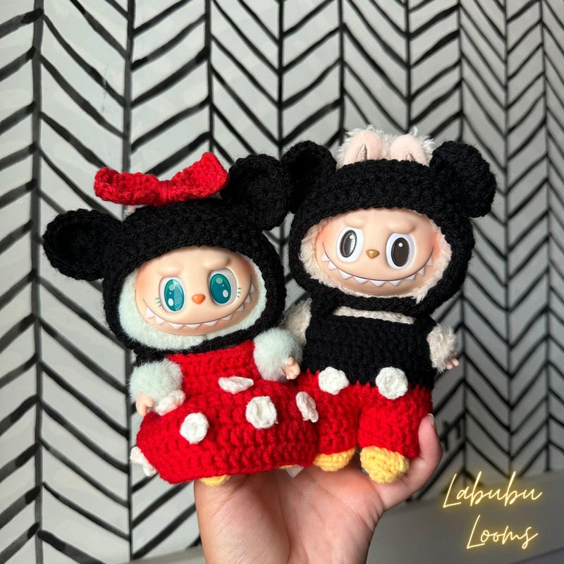 Mickey Mouse Labubu - Etsy