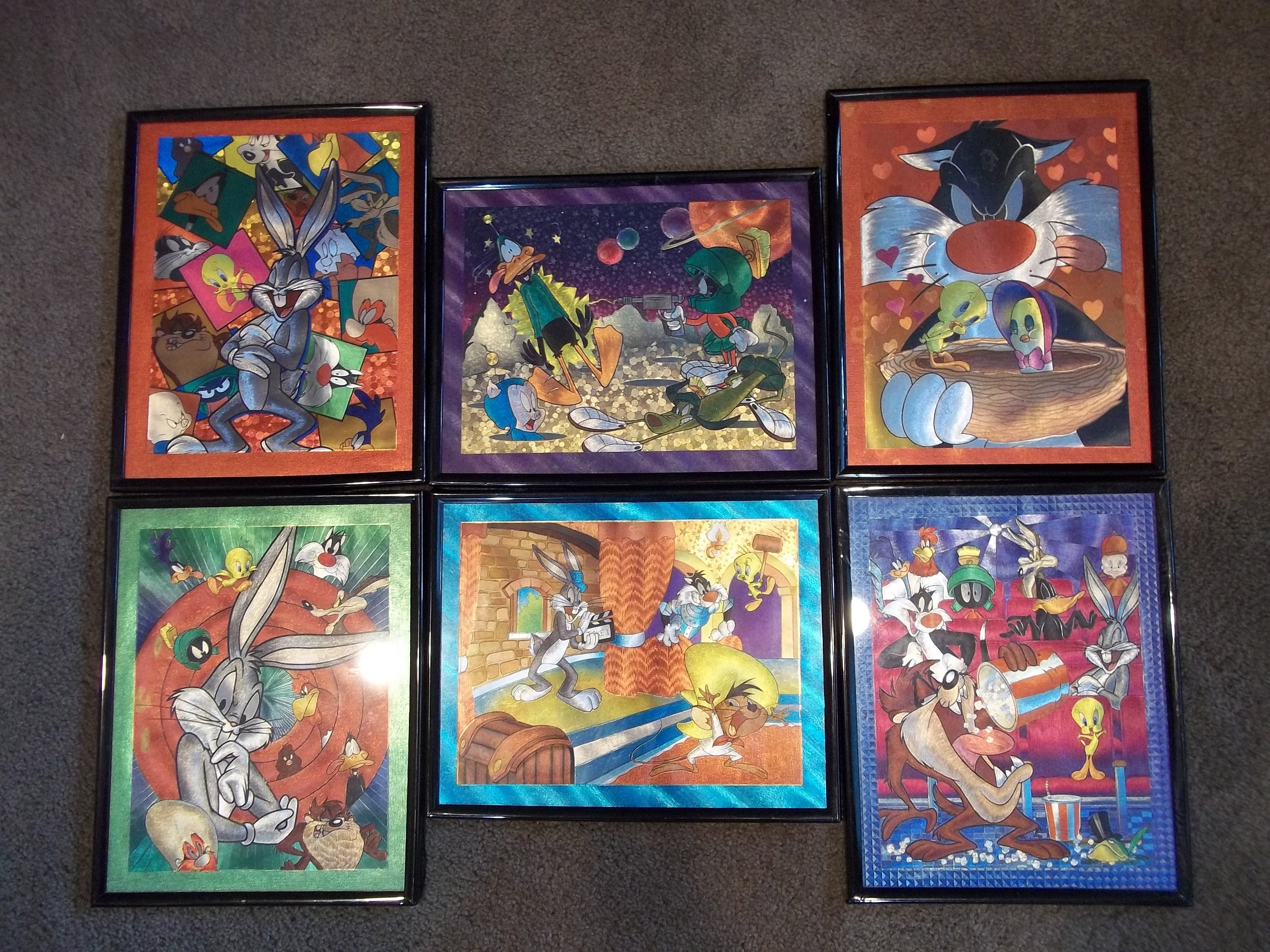 Looney Tunes Magic Effects Art 1990s Vintage Cartoon Metallic Art ...