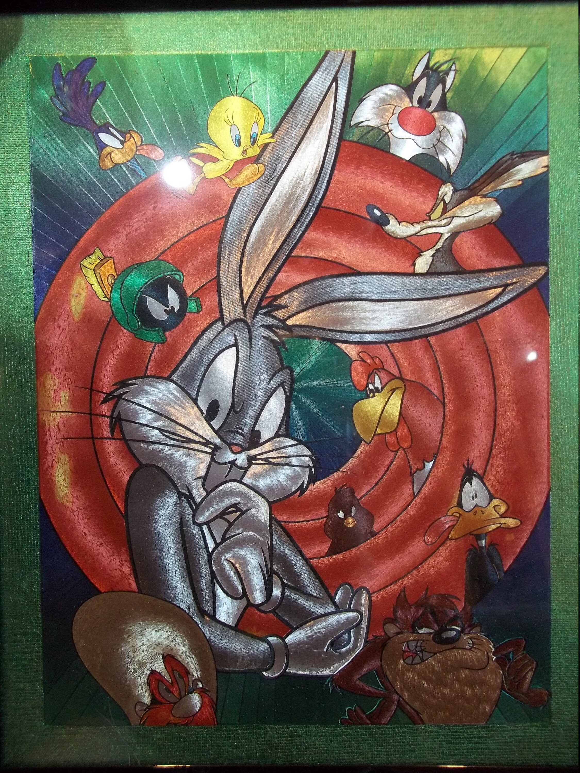 Looney Tunes Magic Effects Art 1990s Vintage Cartoon Metallic Art ...