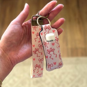 Canvas Wristlet Keychain Lanyard | Girly Wrist Key Chain, Car Key ...