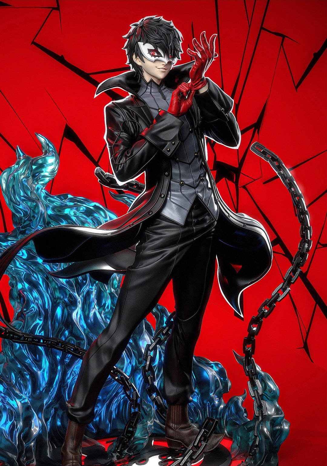 Joker - Persona Game | 30.5 Cm (305 Mm) | Fanart Figure | 3D Print ...