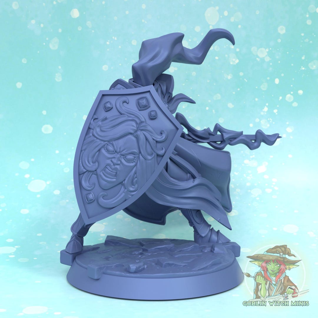 Female Knight - Headless | 32mm Scale | Tabletop RPG Miniature | Dnd 5e ...