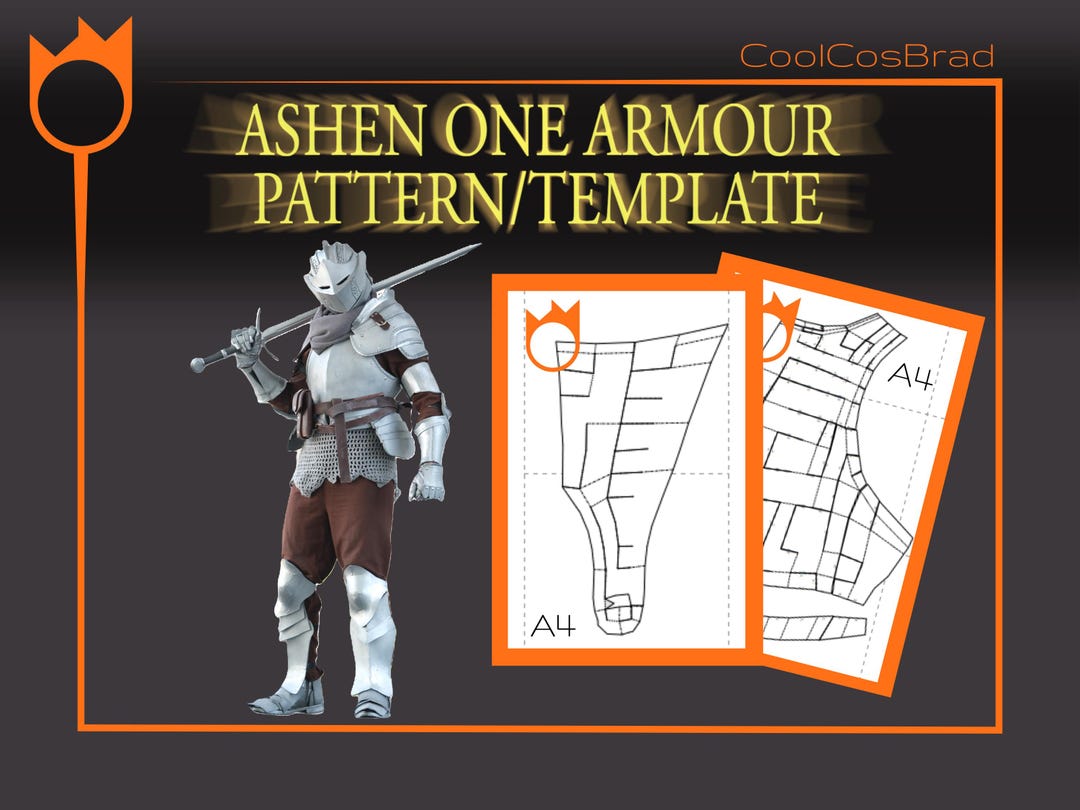Dark Souls Ashen One Armor Template DIGITAL PDF FILE - Etsy