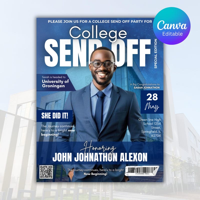 College Send Off - Etsy