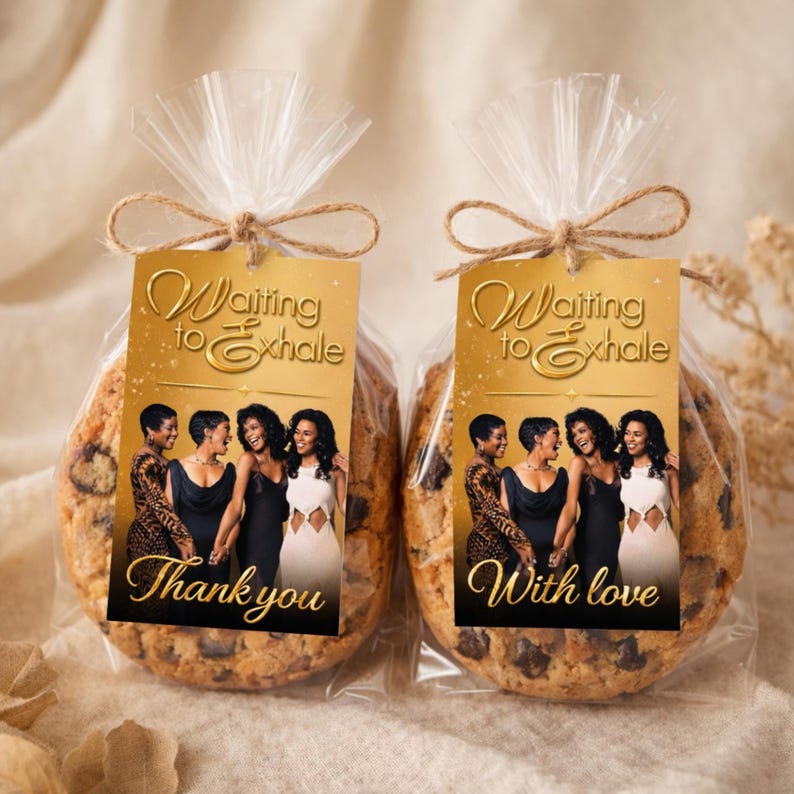 Waiting to Exhale Gift Tag Label: Party Favor Tags and Labels, Editable ...