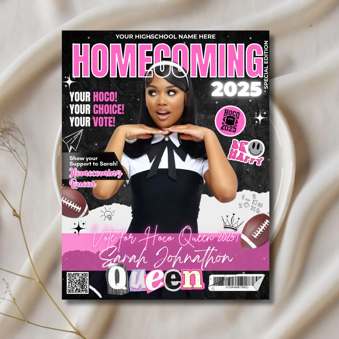 Homecoming Queen Flyer | College Homecoming | Highschool Homecoming ...