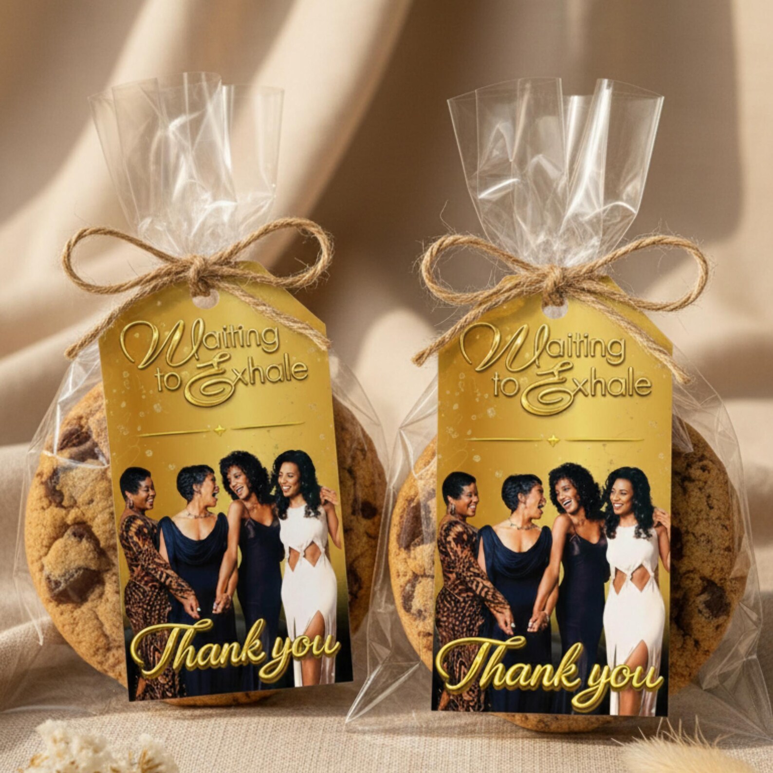 Waiting to Exhale Gift Tag Label: Party Favor Tags and Labels, Editable ...