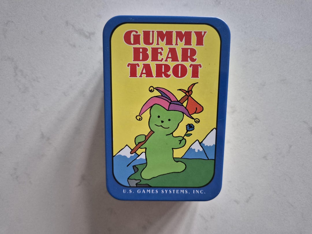 Gummy Bear Mini Tarot Deck in Tin PLUS Love and Courage Mini Deck ...