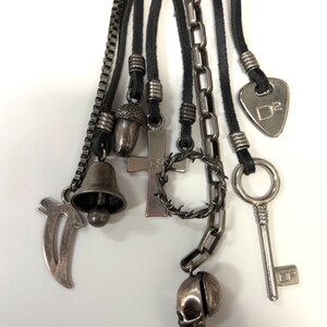 Vintage Y2K Early 2000's DSQUARED Biker Wallet Chain W/ Tasseled Metal ...