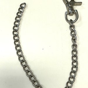 Vintage Y2K Early 2000's DSQUARED Biker Wallet Chain W/ Tasseled Metal ...