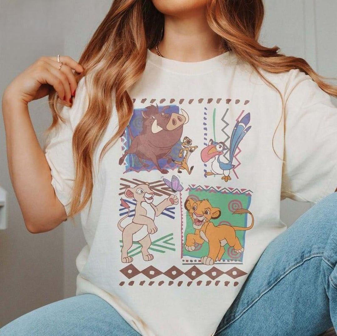 Retro 90s Lion King Simbba and Timmon - Etsy