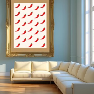 Chilli - Wall Art - Etsy