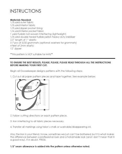 Midori Style Fabric Fauxdori PDF Sewing Pattern - Everything's Hunki ...