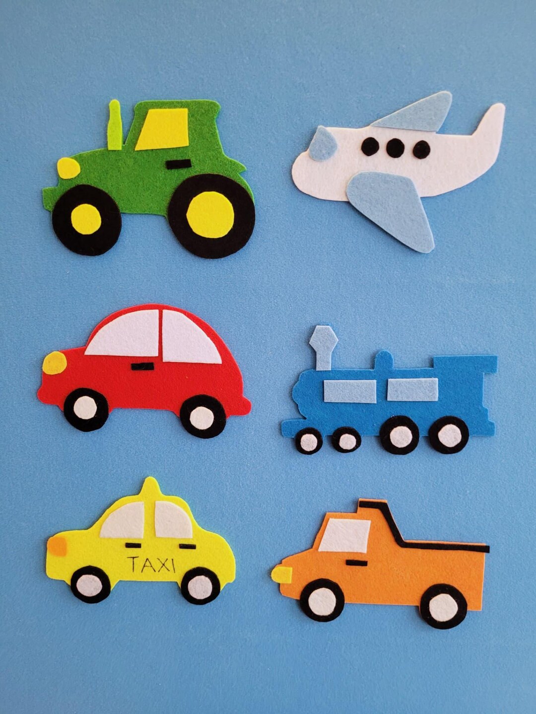 Teaching Colors and Transportation Felt Story Pieces - Etsy