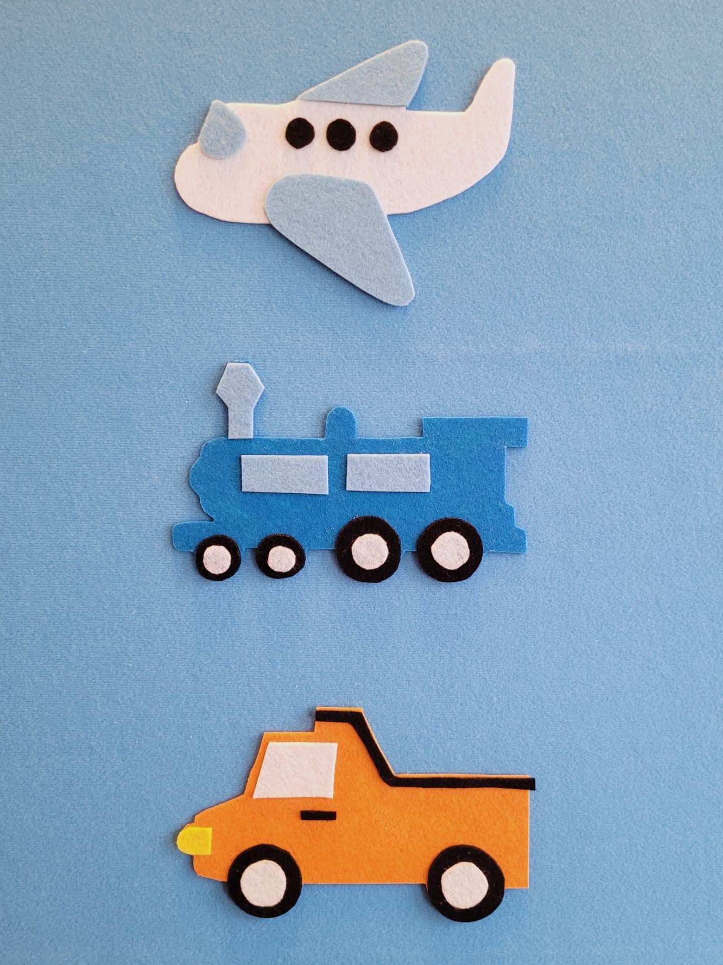 Teaching Colors and Transportation Felt Story Pieces - Etsy