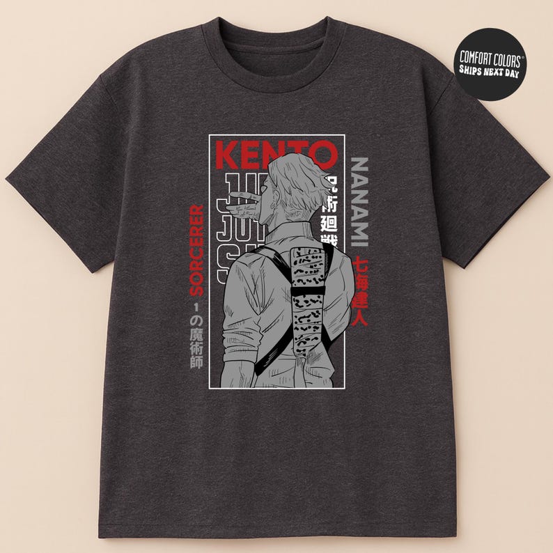 Kento Anime Shirt Jujutsu Kaisen Nanami Anime Shirt JJK Kento Hoodie ...