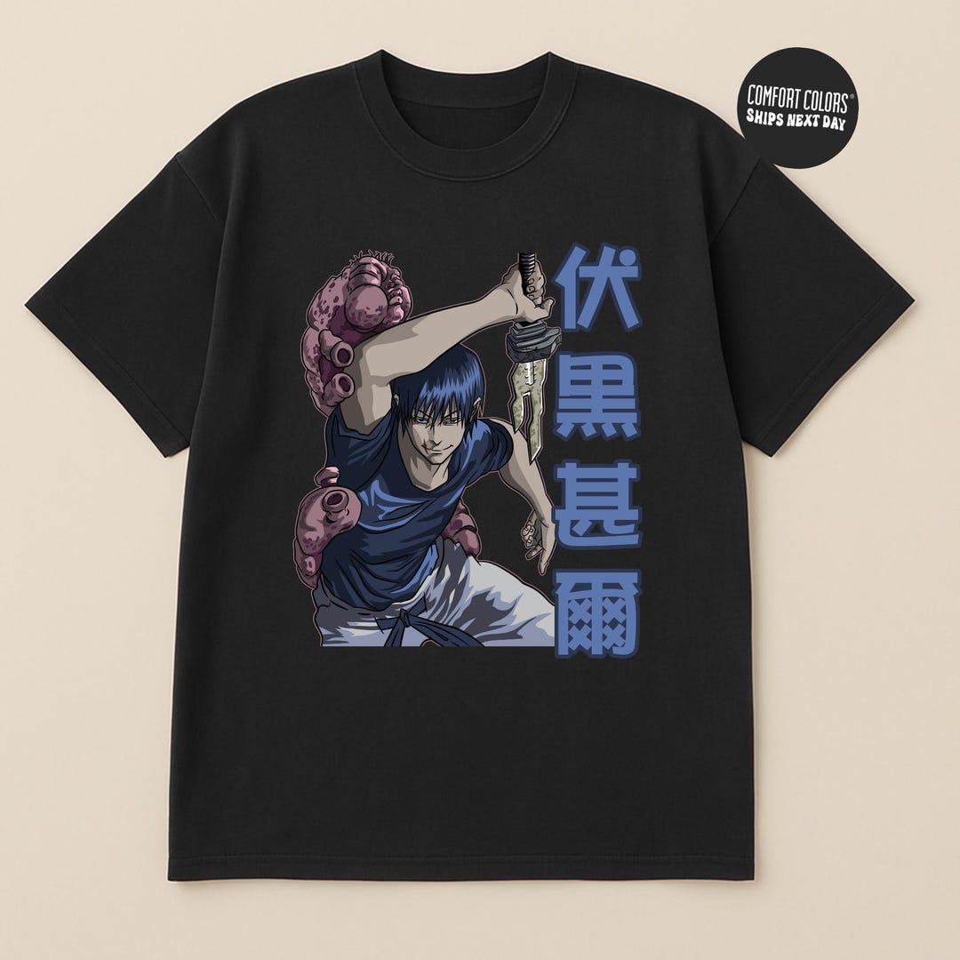 Toji Anime Shirt Jujutsu Kaisen Anime Shirt JJK Manga Shirt Anime ...