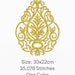 Baroque Embroidery Design - Single Color Machine Embroidery Pattern ...