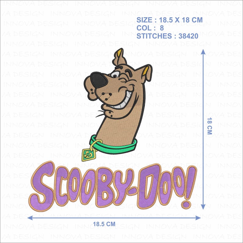 Scooby-doo! Embroidery Design Bundle - Machine Embroidery Files - Etsy
