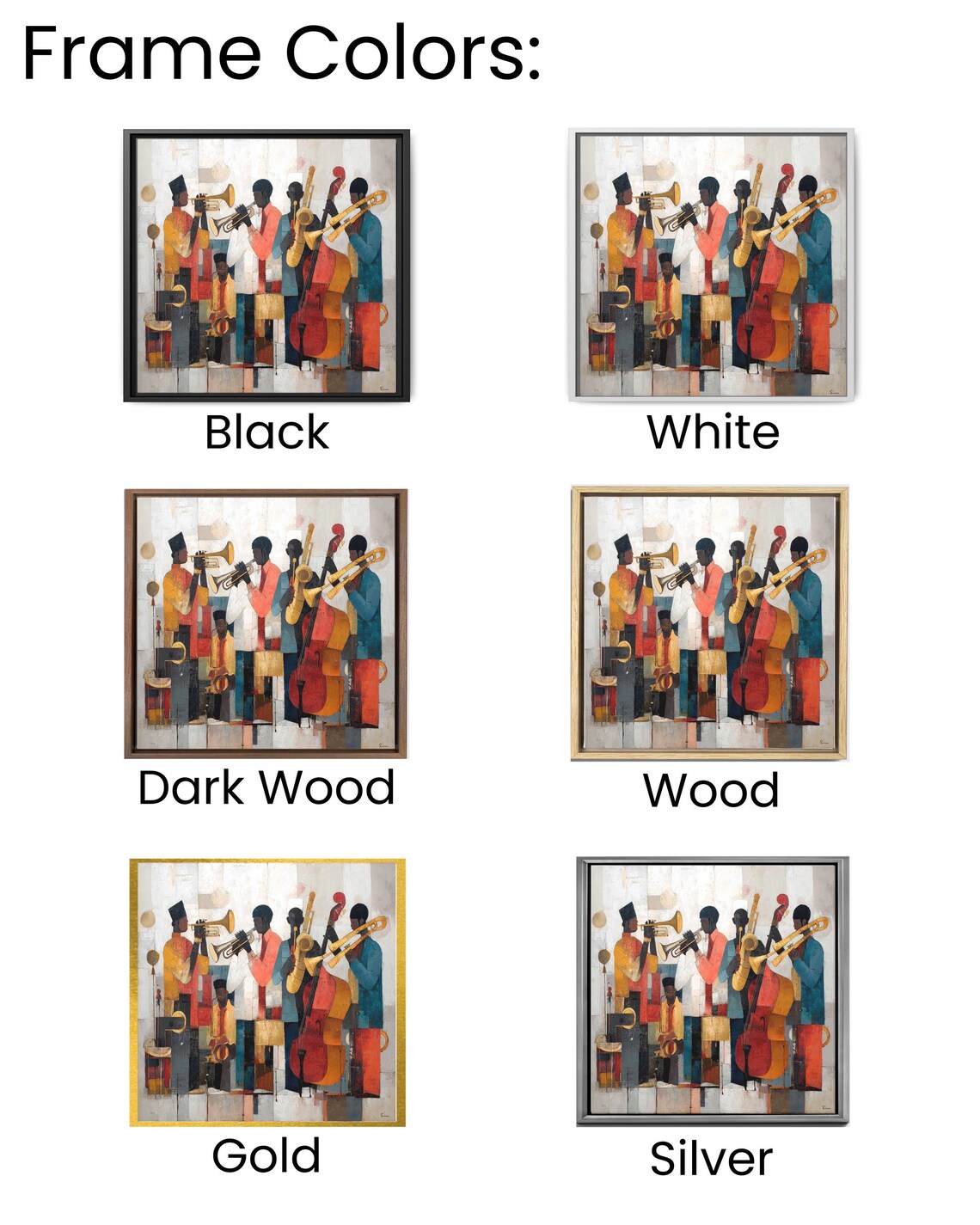 Abstract Jazz Band Oil Painting: Original Orchestra Canvas Art - Etsy UK