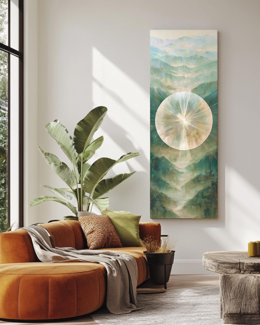 Abstract Geometric Wall Art | 3D Wavy Line Paper Cutout Style Poster ...