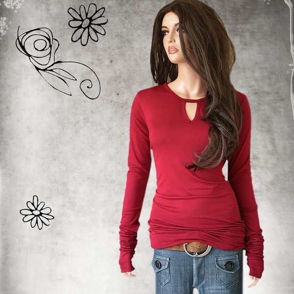 Keyhole Shirt - Etsy