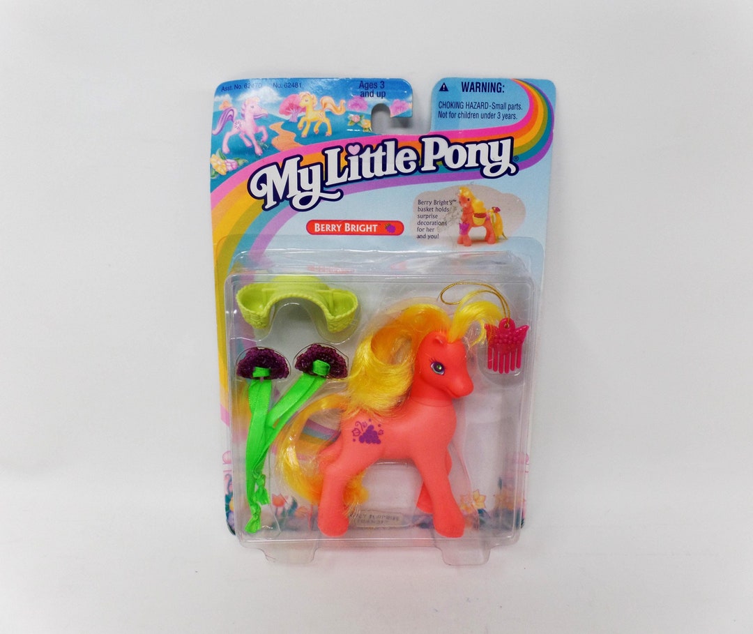 Vintage My Little Pony Berry Bright NEW - Etsy