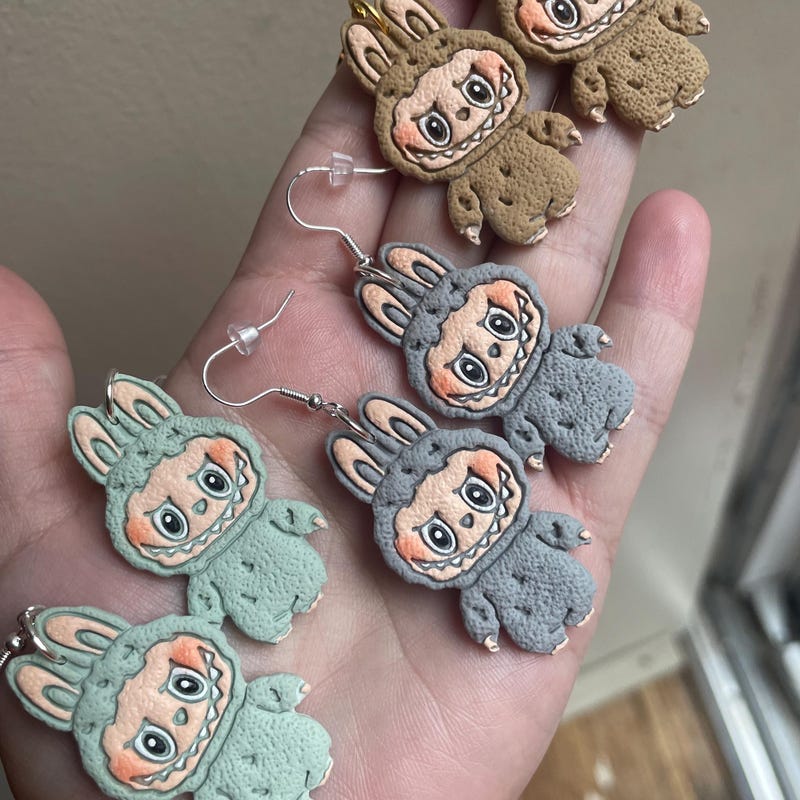 Labubu Earrings - Etsy