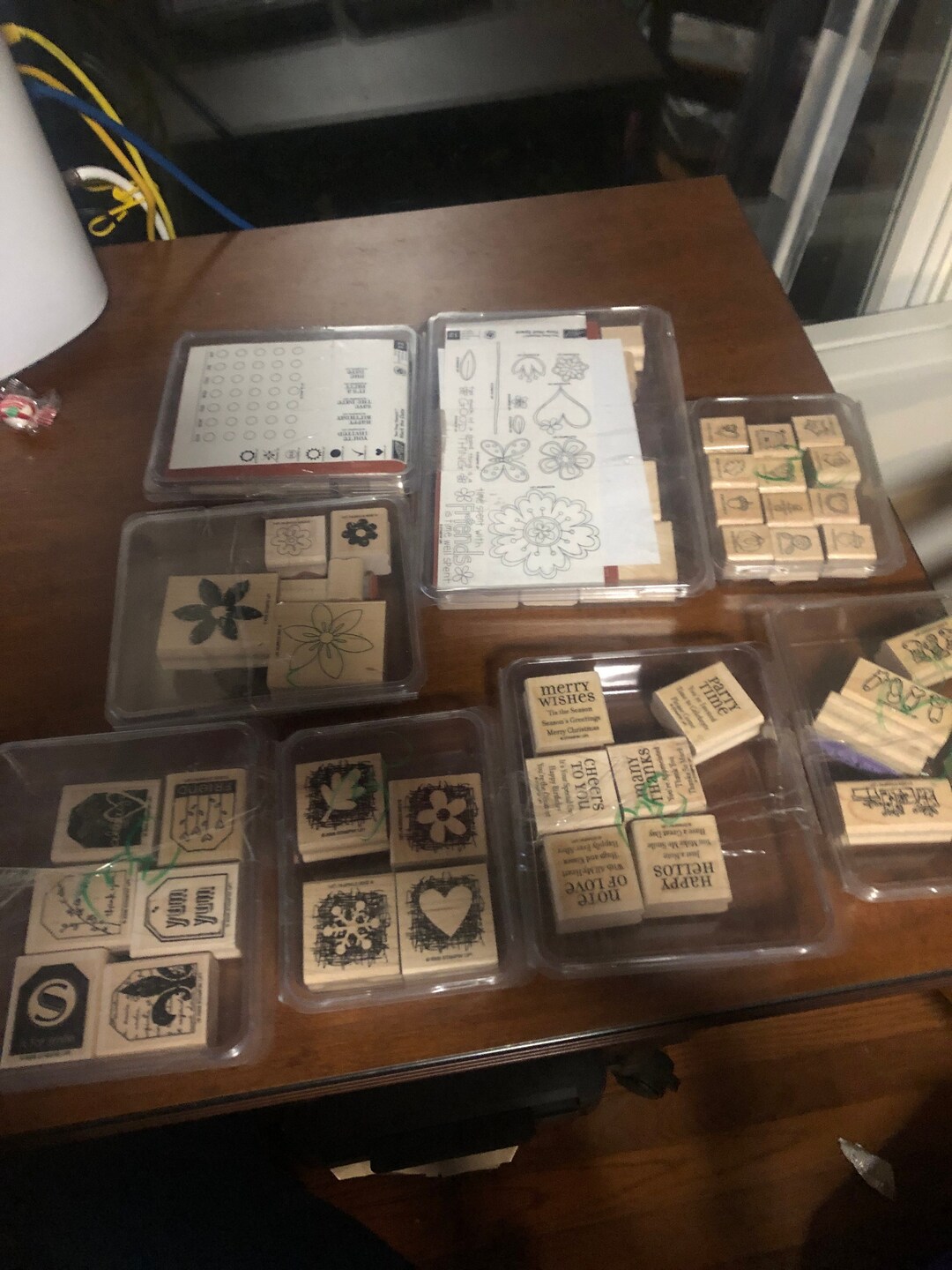 7 Stampin' up Wood Mounted Stamps Sets RETIRED FREE SHIPPING - Etsy
