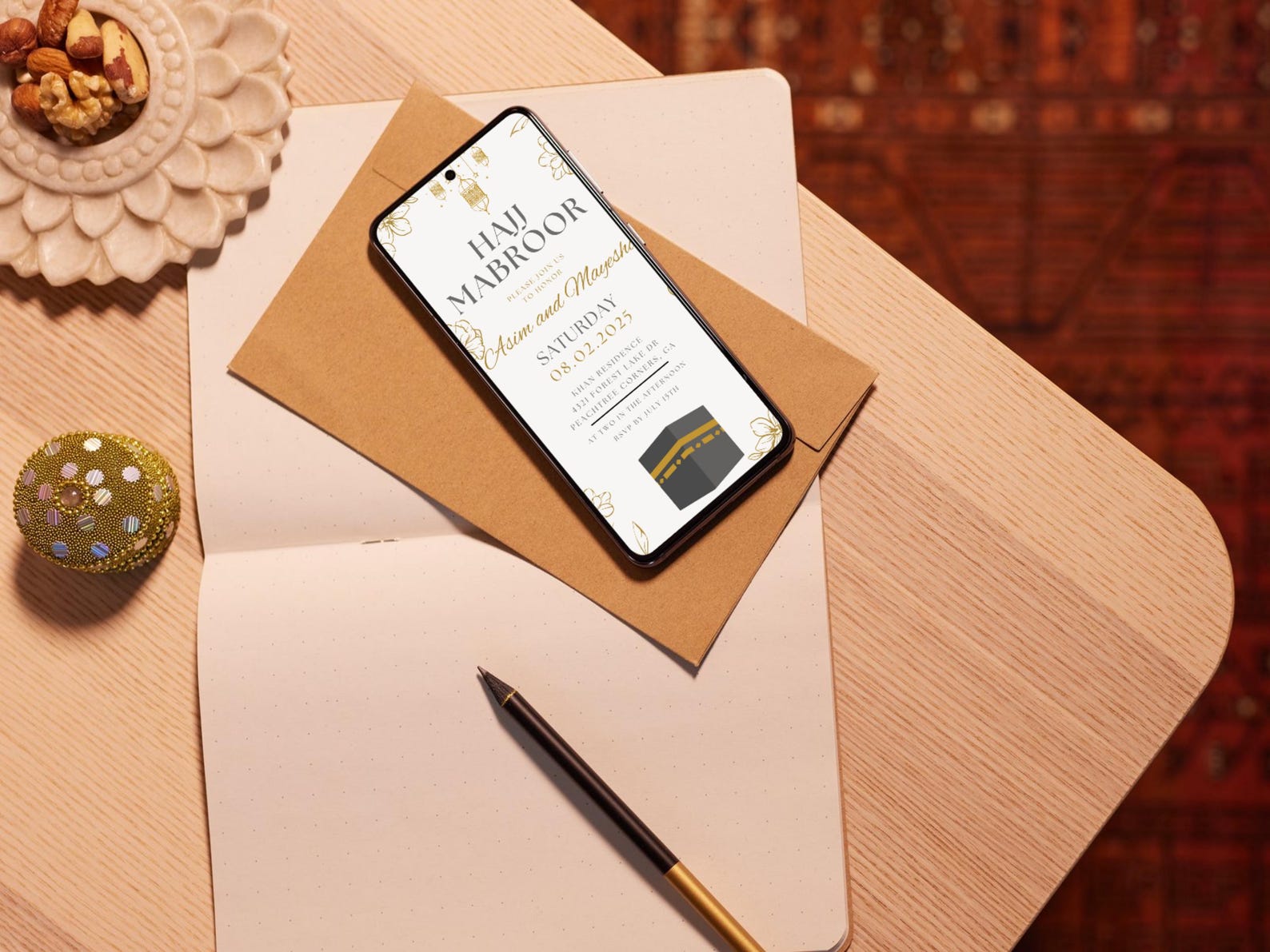 Hajj or Umrah Event Invitation Template - Etsy