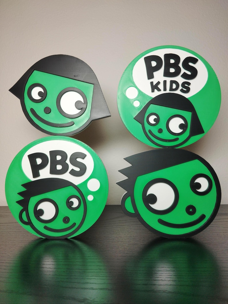 PBS Kids Characters Sign ~4.3in Display | World Boy, World Girl, Boy ...