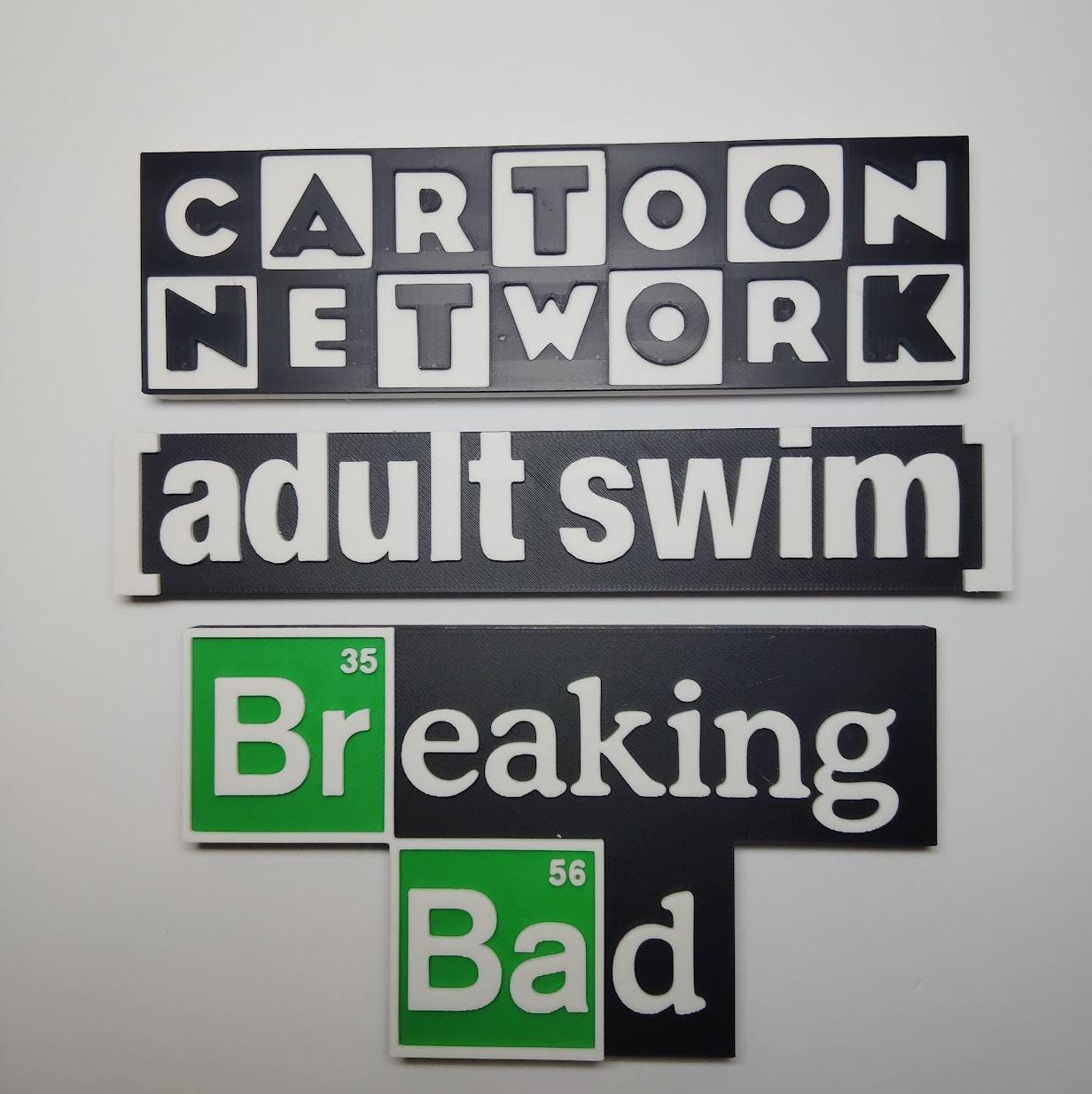 Adult Swim Logo Sign ~7in Stand Display (friends, Fan Art, Cartoon ...