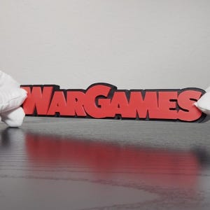 Wargames Logo Sign | 7in - Etsy