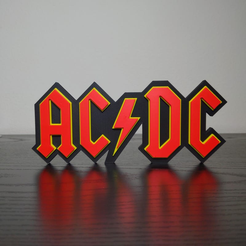 Ac/dc 3d Print - Etsy