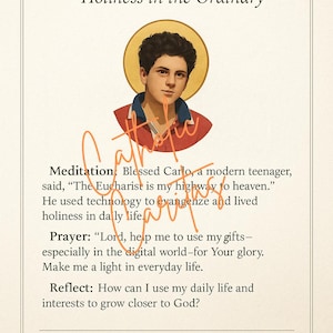 Catholic Journaling With the Saints: Prayer & Reflection Prompts (PDF ...