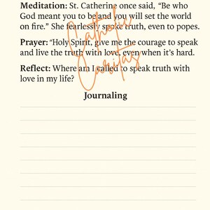 Catholic Journaling With the Saints: Prayer & Reflection Prompts (PDF ...
