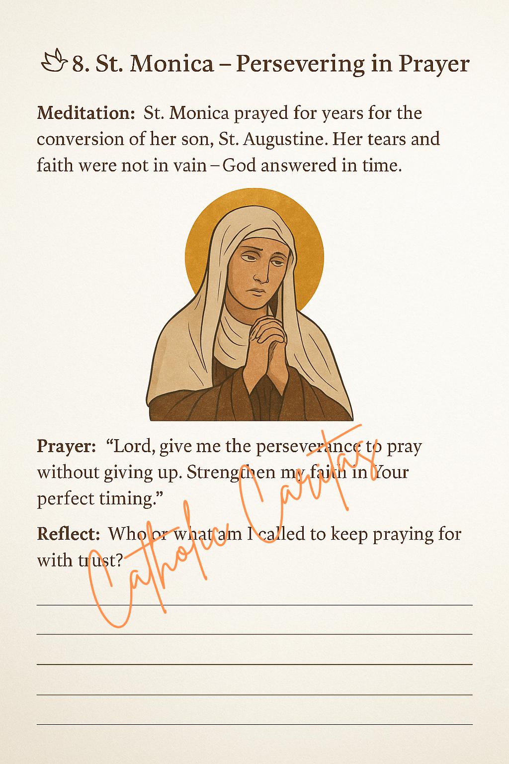 Catholic Journaling With the Saints: Prayer & Reflection Prompts (PDF ...