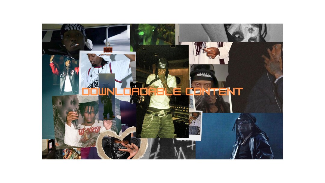 Carti, Custom, Fan-made Collage Wallpaper - Etsy