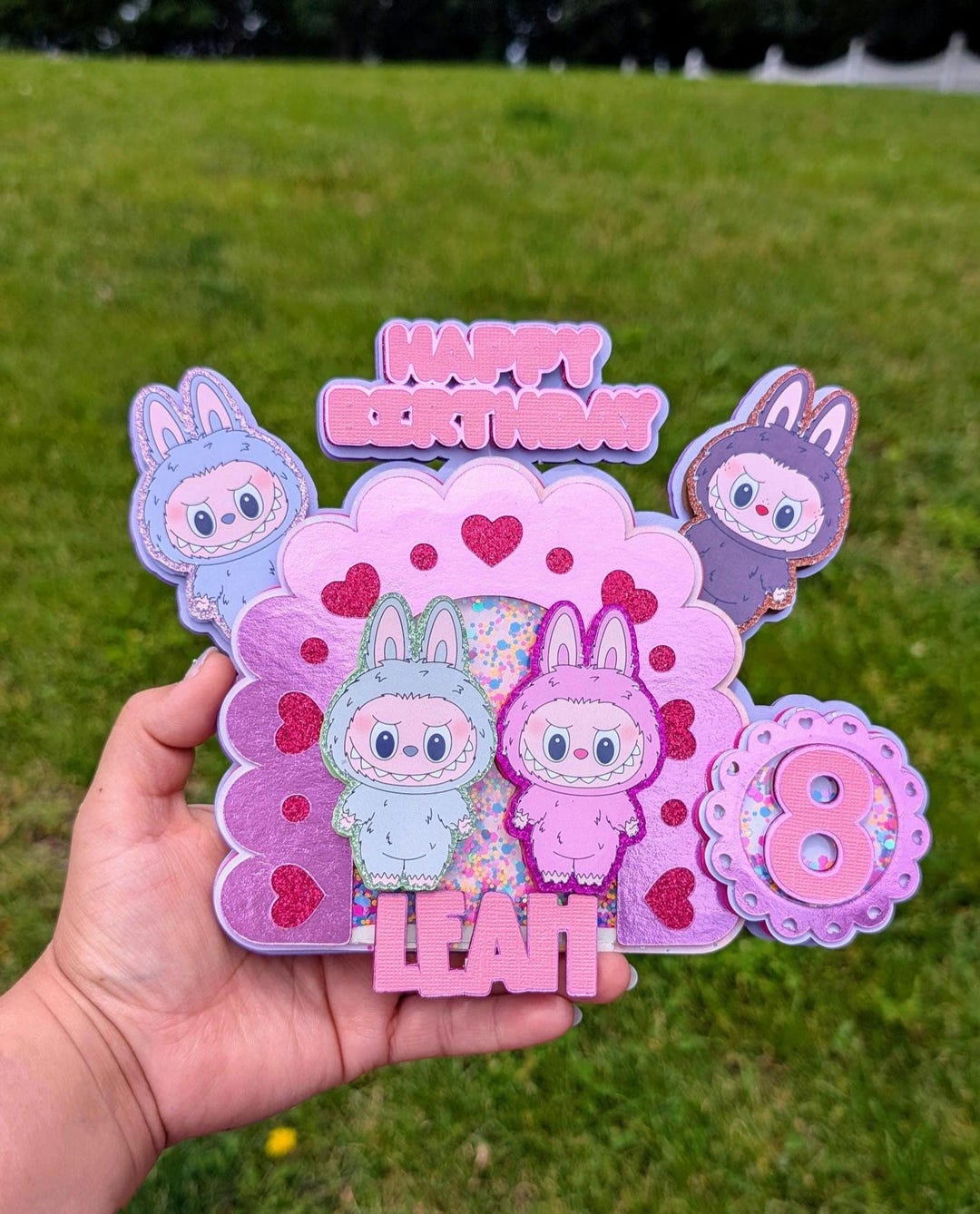 Labubu Cake Topper | Labubu Cake Topper Shaker | Labubu Decorations - Etsy