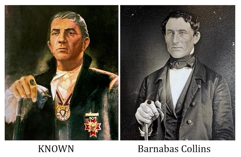 Dark Shadows Barnabas Collins Daguerreotype 1/6th C.1850s Hollywood Gag ...