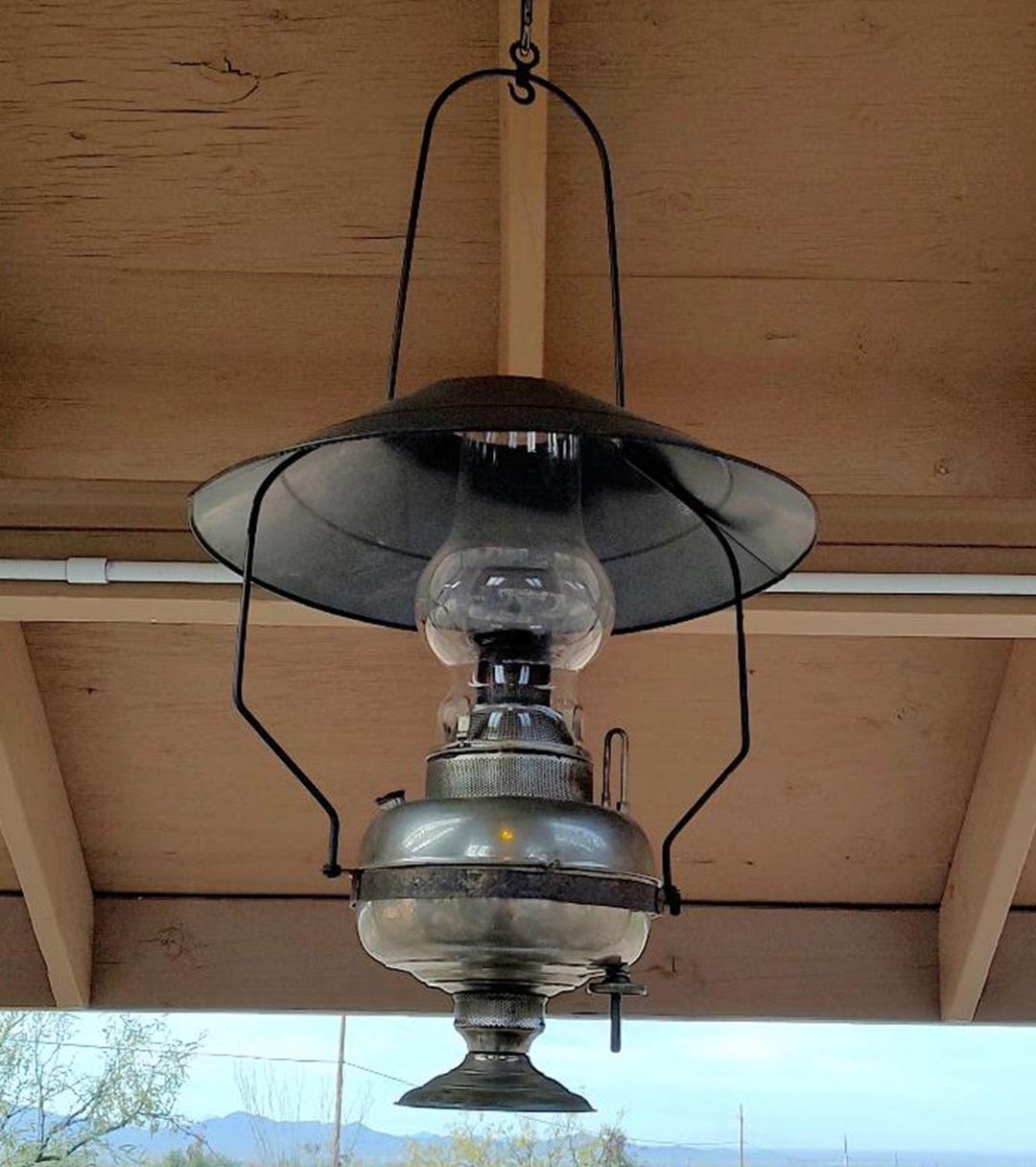 10,000 Btu Hanging Center Draft KER0SCENE OIL LAMP / HEATER With ...