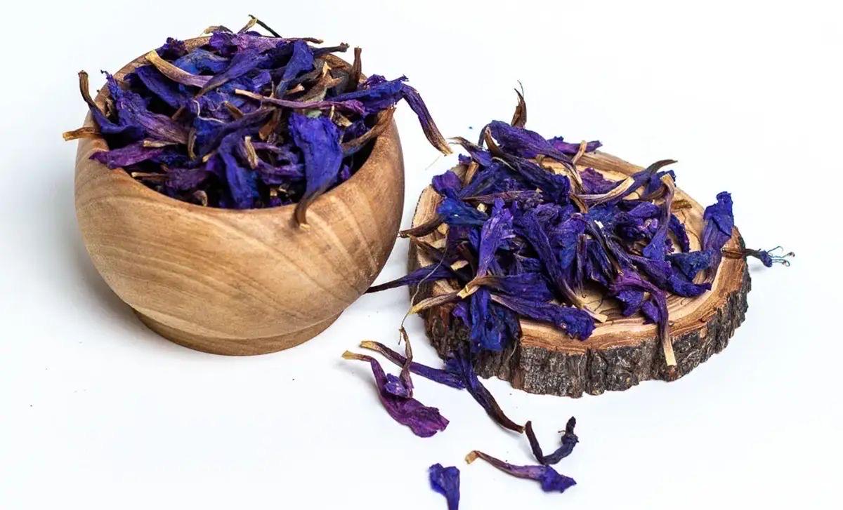 Vibrant Blue Dried Borage Flower Whole Petals Culinary Craft Loose Leaf ...