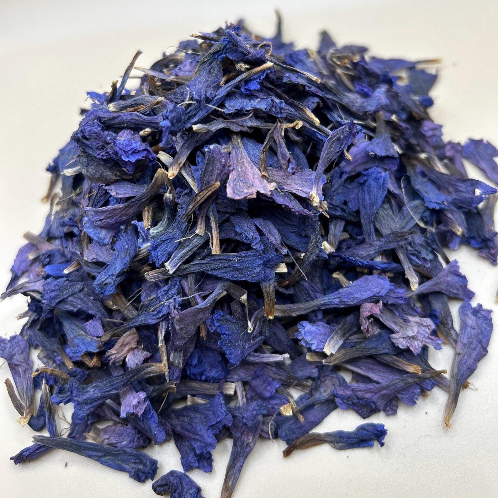 Vibrant Blue Dried Borage Flower Whole Petals Culinary Craft Loose Leaf ...