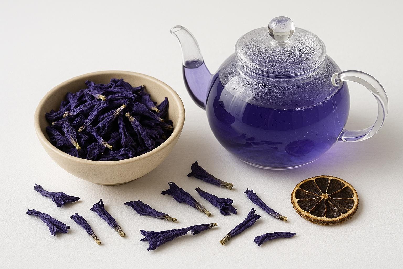 Vibrant Blue Dried Borage Flower Whole Petals Culinary Craft Loose Leaf ...