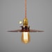 Vintage Industrial Hanging Light - Machine Age Minimalist Bare Bulb ...