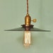 Vintage Industrial Hanging Light - Machine Age Minimalist Bare Bulb ...