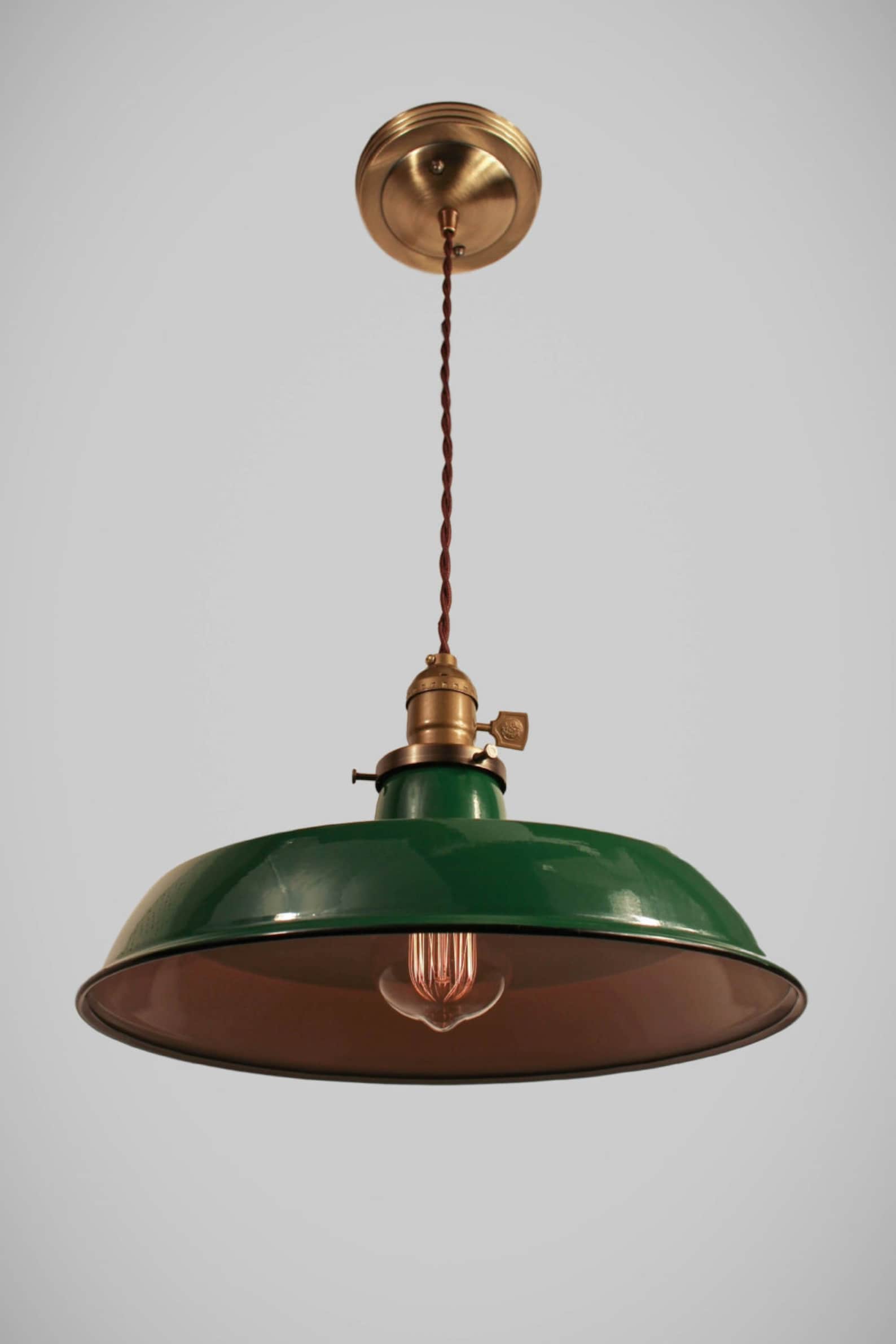 Industrial Lamp - Vintage Industrial Lighting - Pendant Lamp With ...