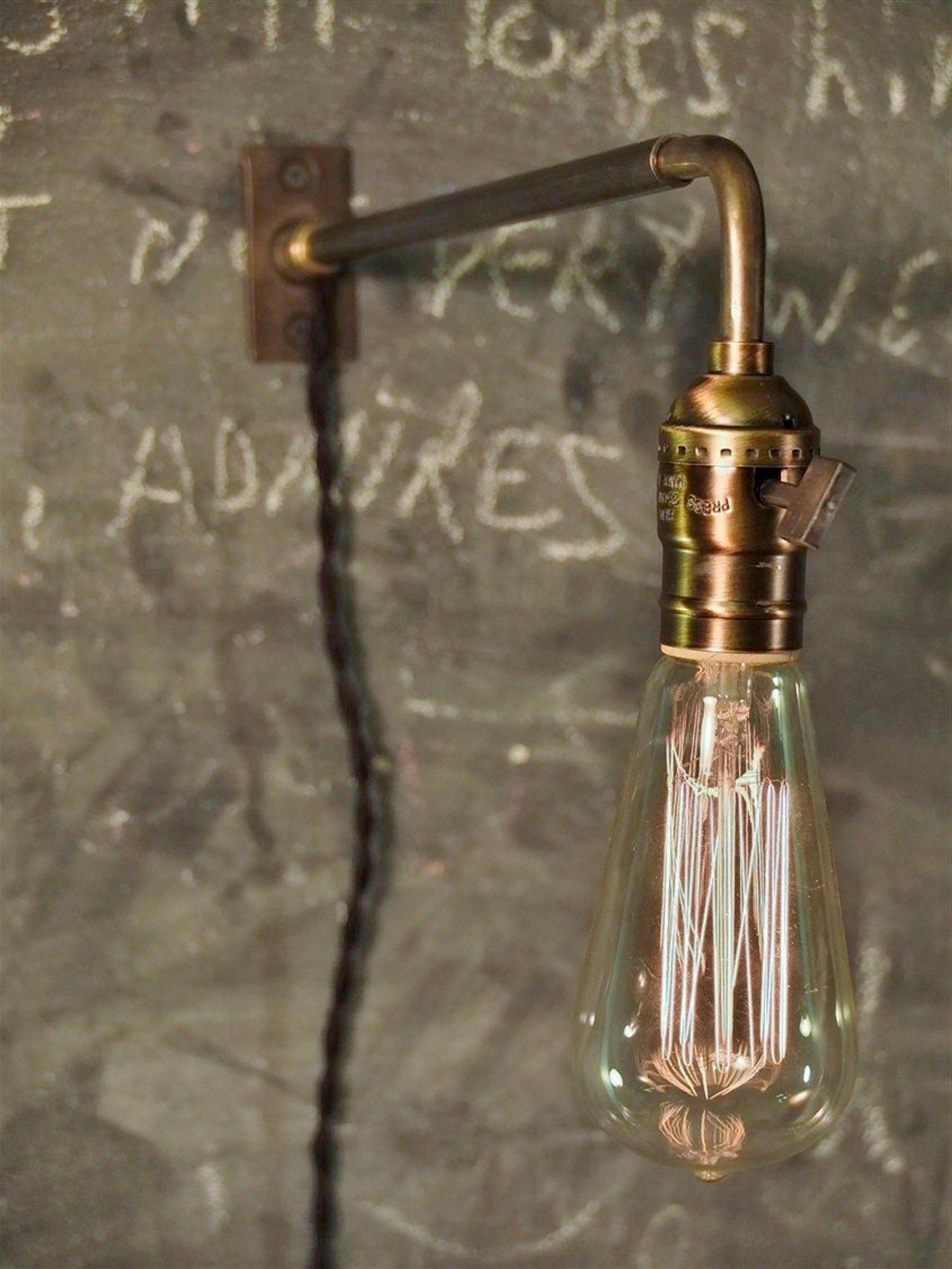 Vintage Industrial Wall Mount Light Machine Age Trouble Lamp - Etsy France