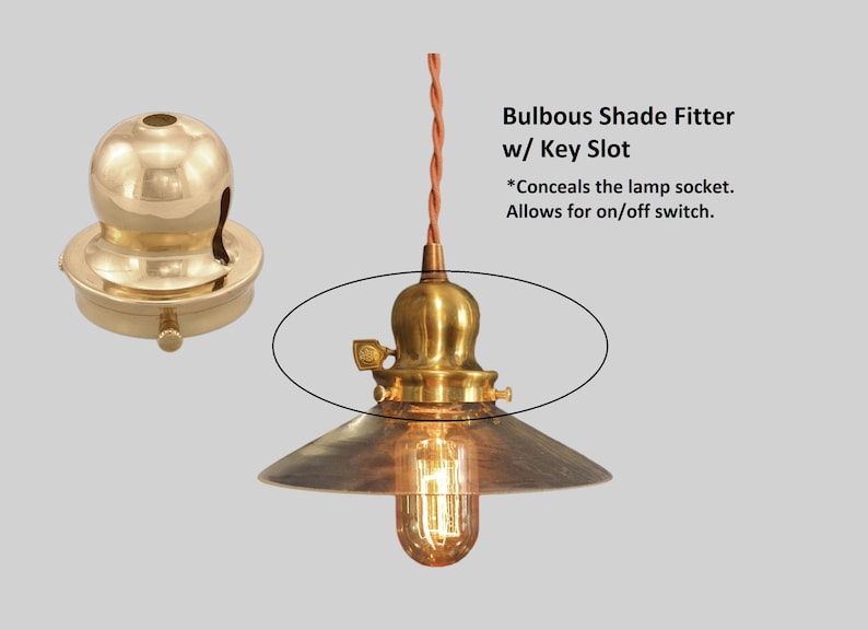 Shade Fitter Upgrade Pendant Lamp Accessory | Etsy