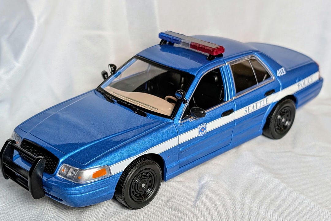 2001 Ford Seattle Police Car 1:24 Scale - Etsy